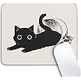 Amazon.com: Cute Black Cat Mouse Pad,Kawaii Anime Cat Mouse Pads for ...