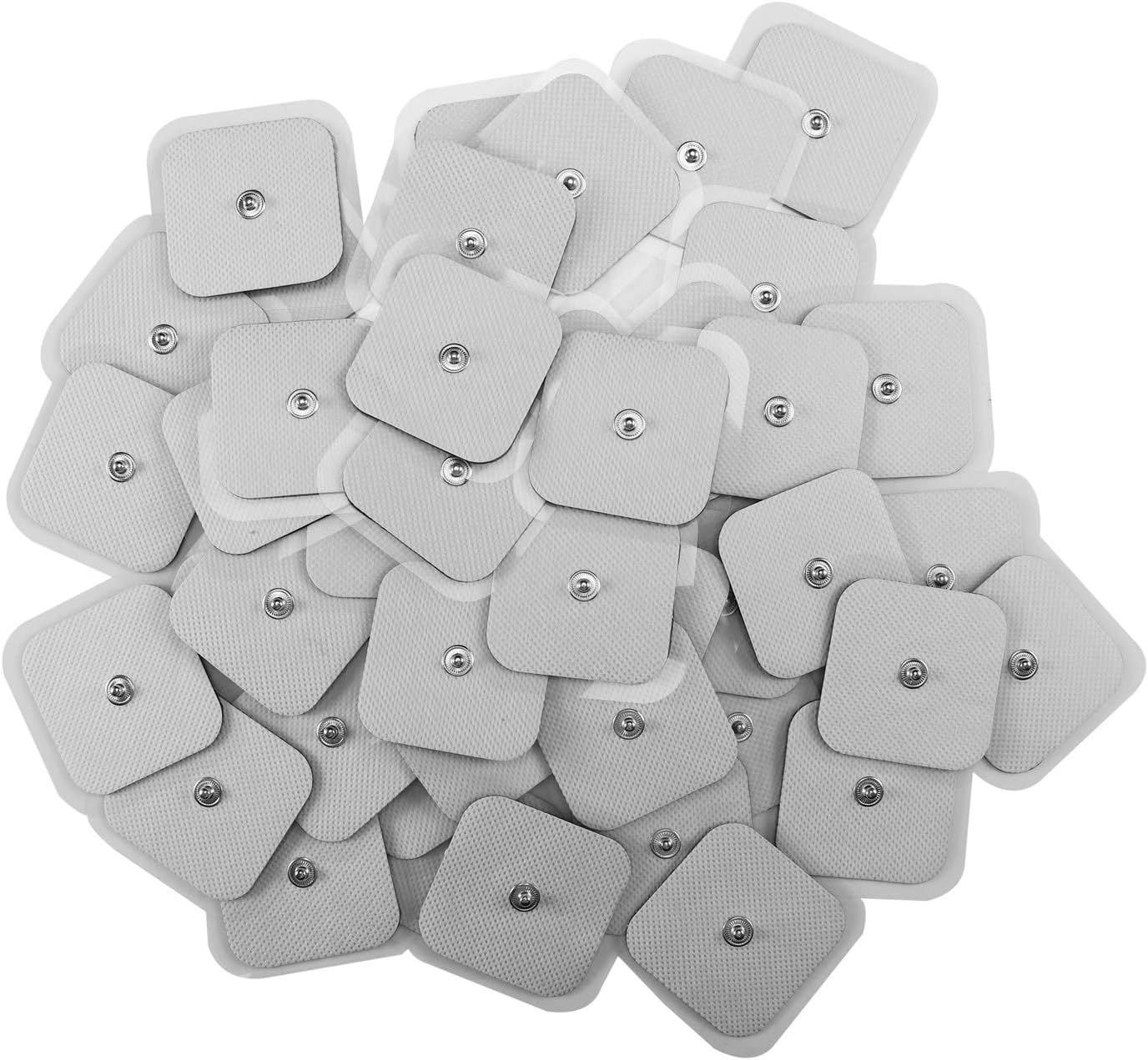 Liseng 50Pcs Tens Electrodes Electrode Pad for Self Adhesive Electrode ...
