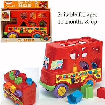 Fun Time Shape Sorter Bus: Amazon.co.uk: Toys & Games