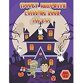 Spooky Halloween Coloring Book (Super Fun Coloring Books For Kids ...