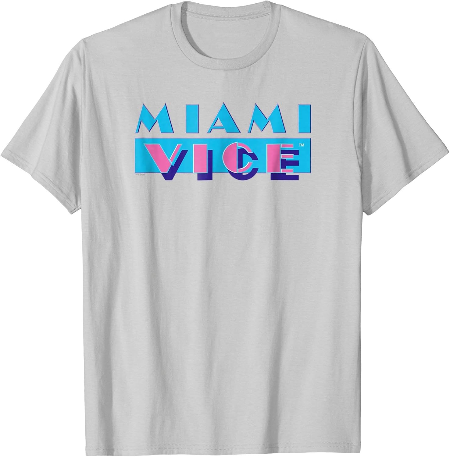 Amazon.com: Miami Vice Logo Comfortable T-Shirt - Official Tee.: Clothing