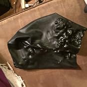 Amazon.com: EXLATEX Latex Rubber Fetish Hood Mask with Openings for ...