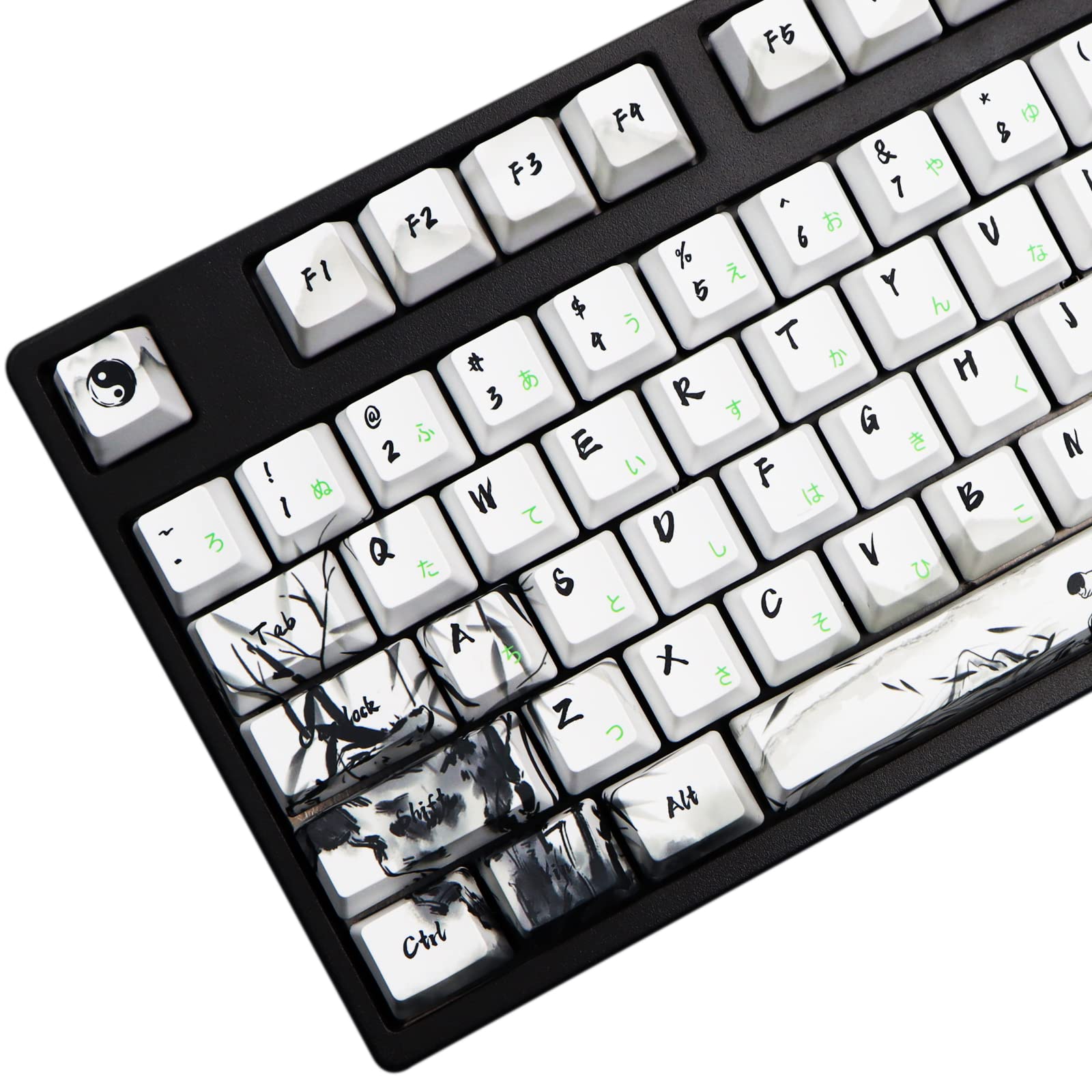 Mua MOLGRIA Keycaps 110 Set Ink Panda for Full Sized Keyboard, Custom ...
