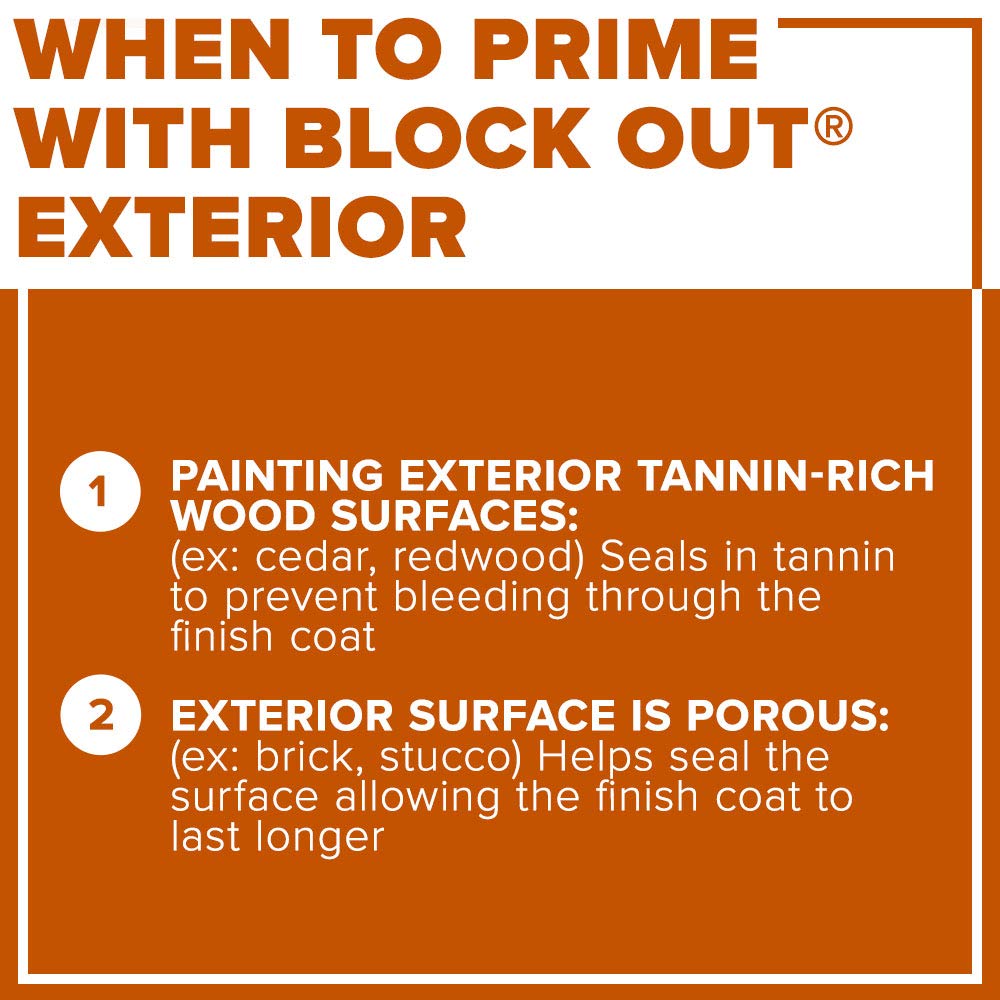 Mua INSL-X Block Out Acrylic Exterior Wood Stain Blocking Primer, White ...