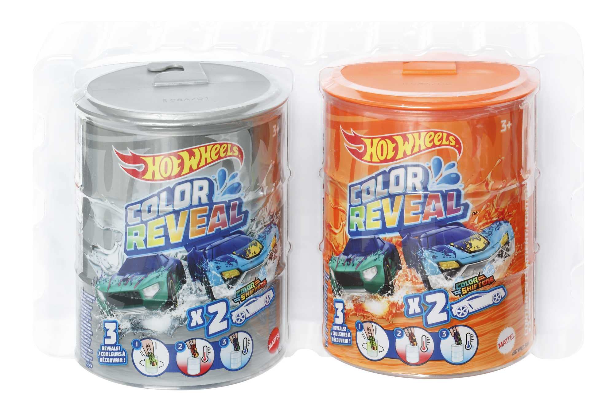 Hot Wheels Color Reveal Multipack with 2 Surprise Cars That Change Deco ...