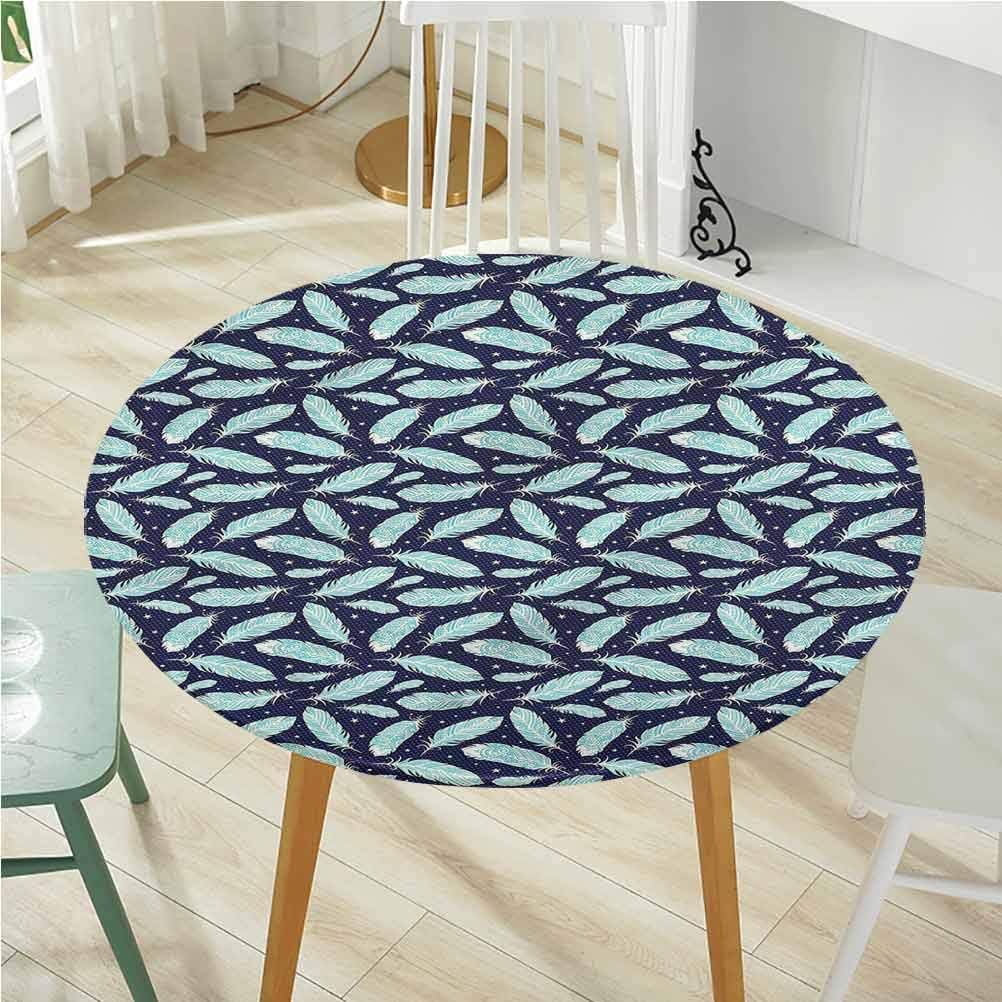 Round Tablecloth Diameter -48 Inch(Elastic Edge) Birthday Tablecloth ...