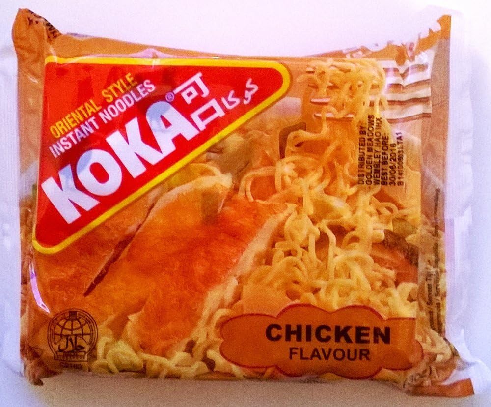 Koka Oriental Style Instant Noodles Chicken Flavour 30 x 85gm: Amazon ...