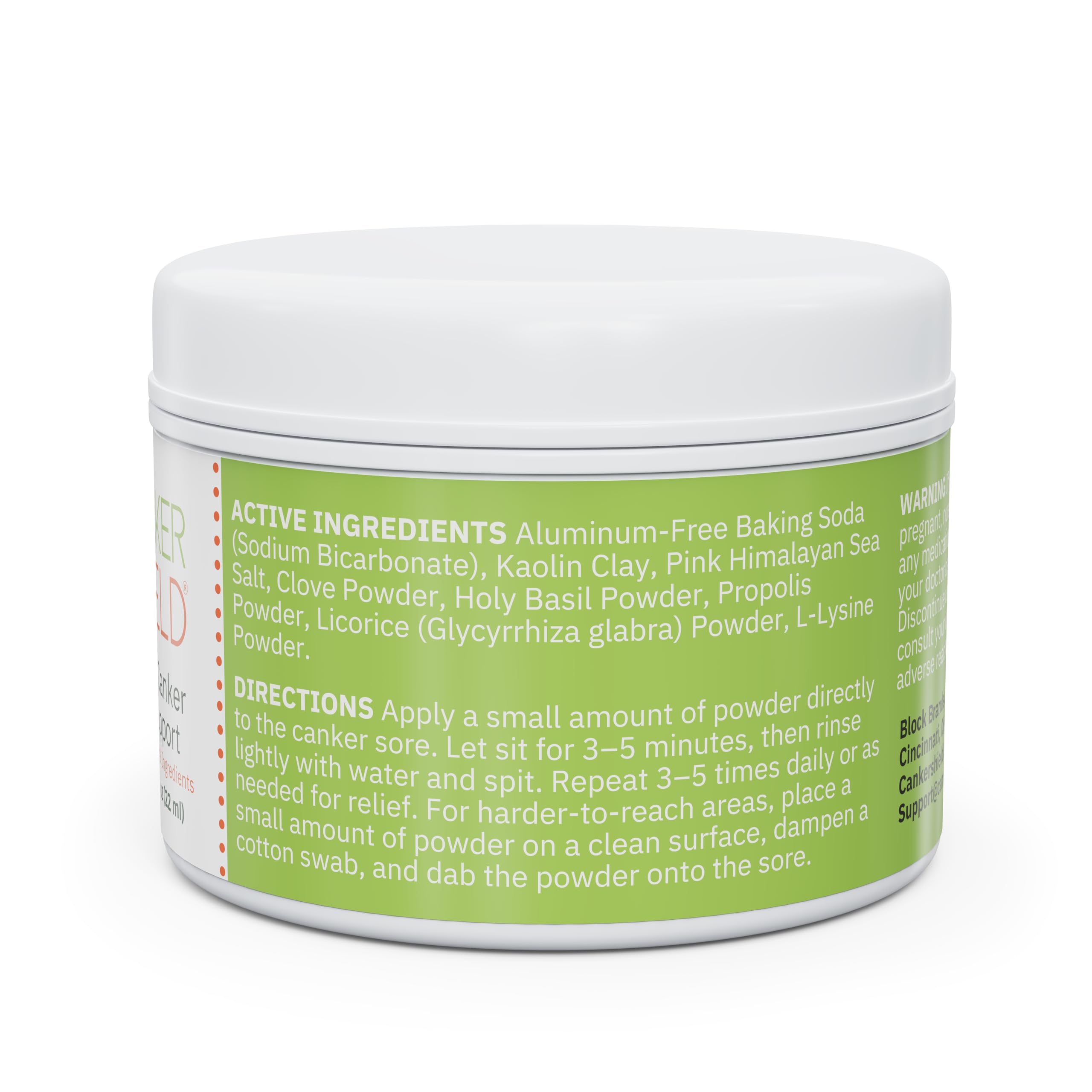 Canker Shield - Natural Rapid Healing Canker Sore Treatment And Mouth ...