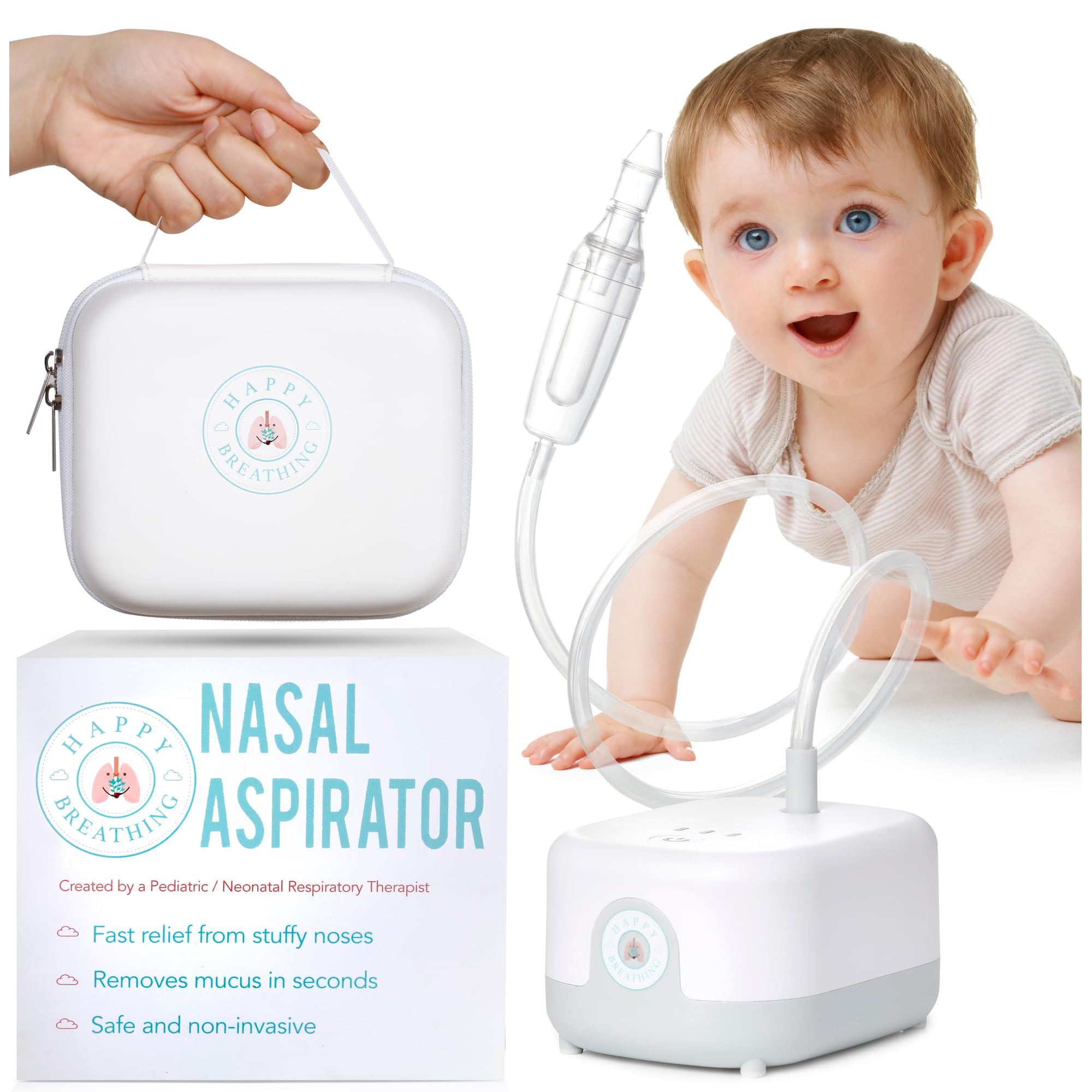 Mua Hospital Grade Nasal Aspirator for Babies and Children,3 Levels of ...