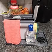Metaltex Tidy-Tex Kitchen Sink Organiser, Grey, 24 x 13 x 14 cm: Amazon ...