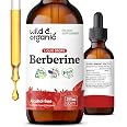 Amazon.com: Wild & Organic Berberine Liquid Drops - 500mg Berberine ...