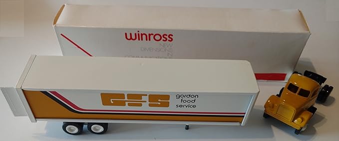 Amazon.com: Winross 1978 GFS Gordon Food Service White 9000 Tractor ...