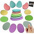 Amazon.com: 18PCS Sensory Worry Stones, Sensory Texture Stone Fidgets for Classroom, Fidget Toys ...