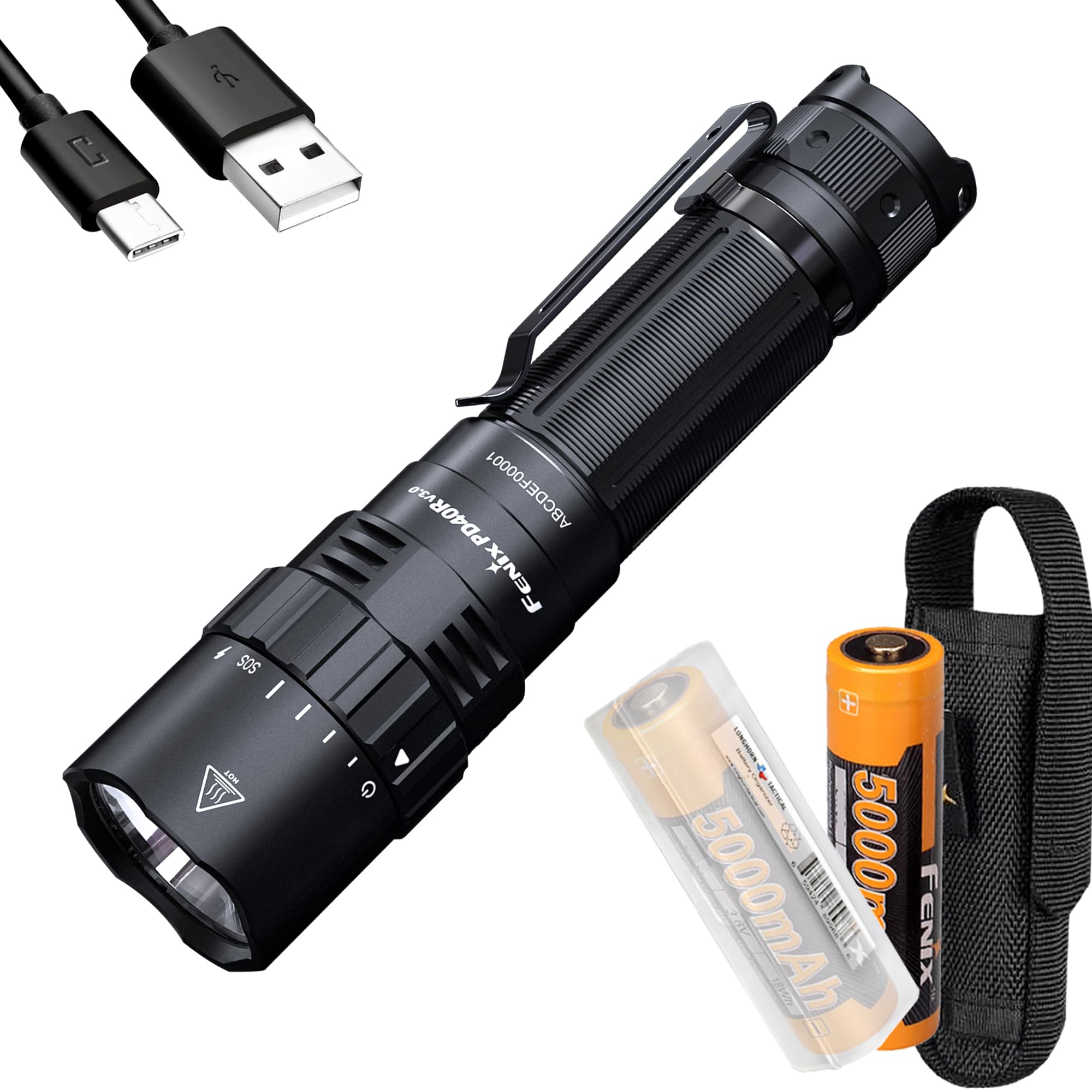 Mua PD40R v3.0 High Lumen USB-C Rechargeable Flashlight, 3000 Lumen ...