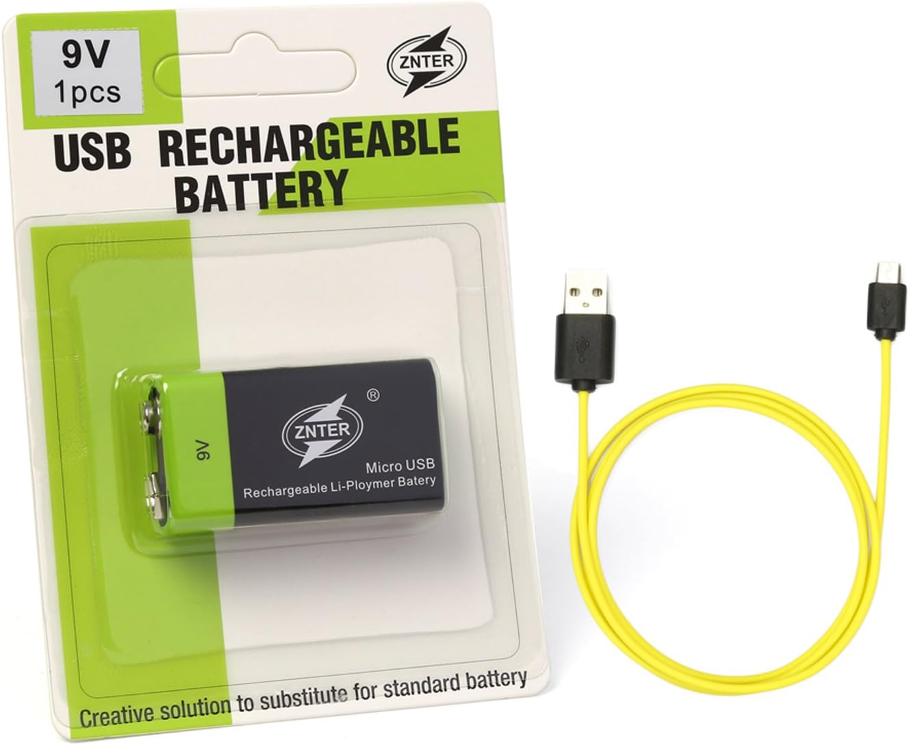 Amazon.com: 1PCS 9V 400mAh Lipo Battery Pack li-ion Lithium Micro USB ...