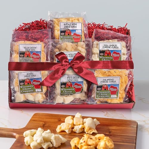 Wisconsin Cheese Company - 100% Wisconsin Cheese Curd Variety Sampler ...
