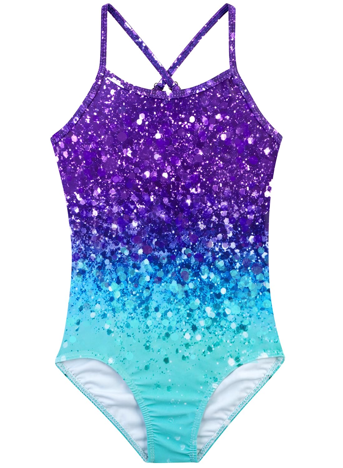 Dolxico Girls One Piece Swimsuits Cute Bathing Suit Kids Swim Suit 10 ...
