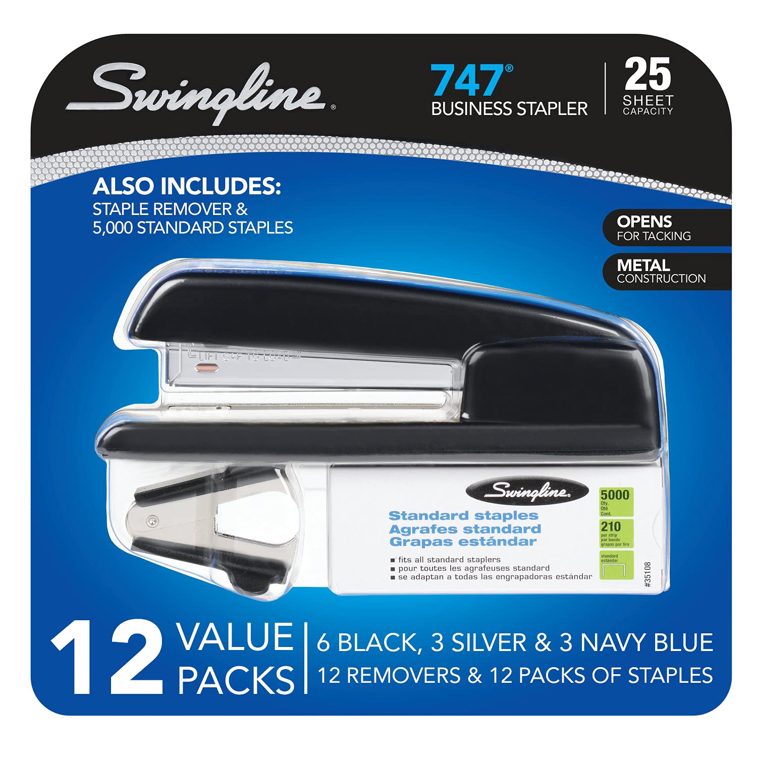 Mua Swingline 747 Business Stapler Value 12-Pack, includes 12 Staplers ...