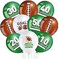 Amazon.com: 45 Pieces Football Balloons Sport Latex Balloons Football ...