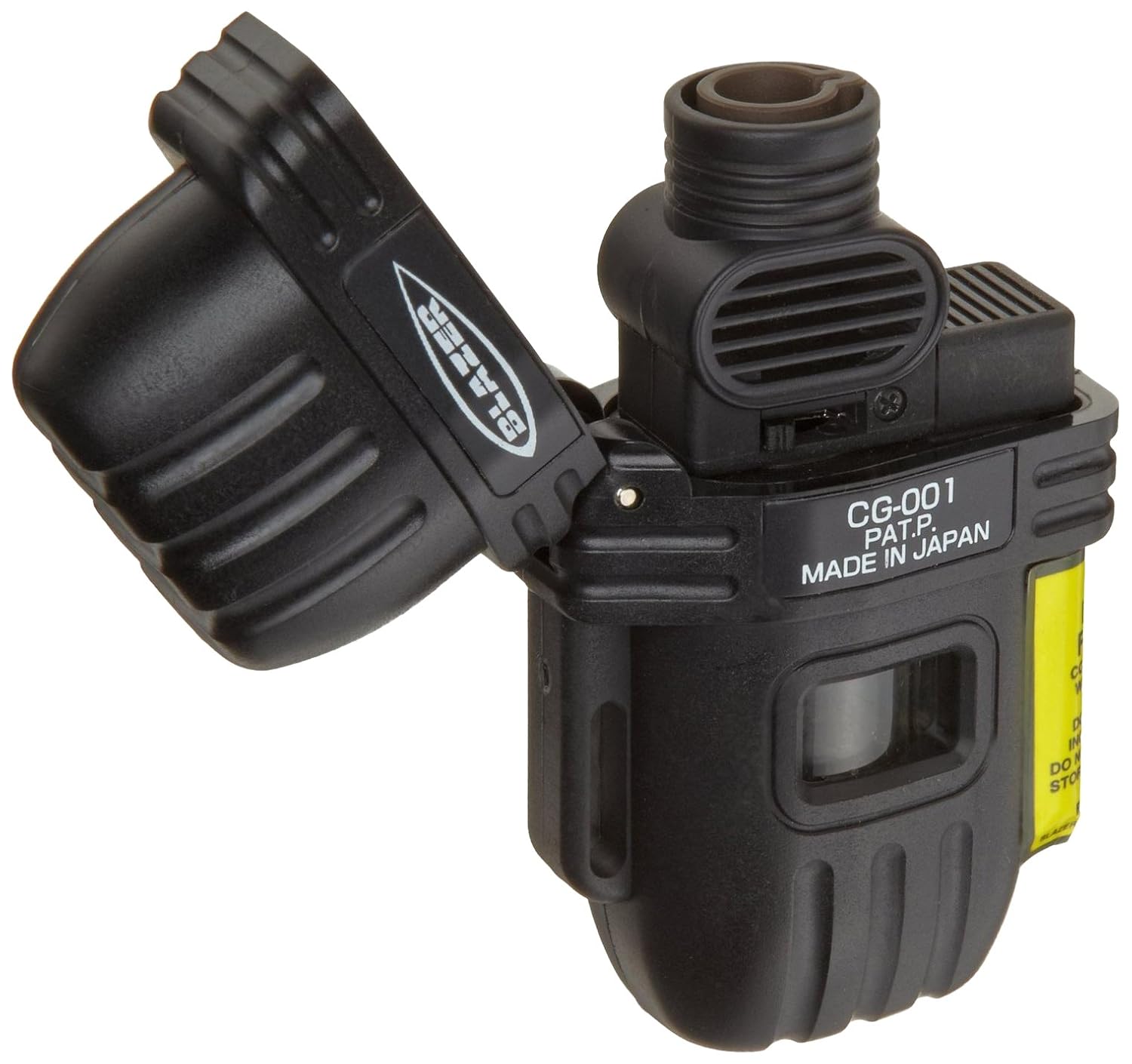 Blazer CG-001 Wide Flame Butane Refillable Torch Lighter, Black: Amazon ...