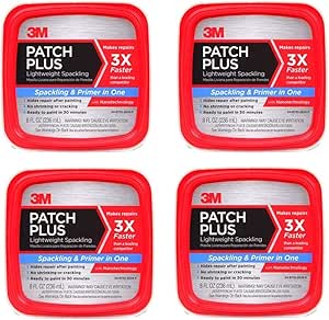 Amazon.com: 3M Patch Plus Primer, 4 Pack(8 fl oz): Kitchen & Dining