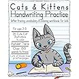 Cats & Kittens Handwriting Practice: Letter tracing, Vocabulary and ...