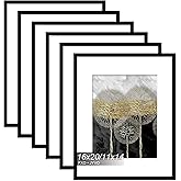 Amazon.com - Fxojyvo 14x20 Picture Frame Set of 3, Black Frame for 14 x ...