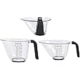 Amazon.com: KitchenAid Gourmet Measuring Jugs, Set of 3, Black: Home ...