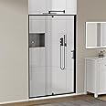 Findepot 38-42" W x 71" H Pivot Glass Shower Door, Pivot Sliding Shower Door with 1/4"(6mm ...