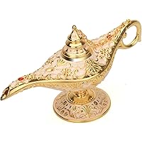 Amazon.com: K COOL Classic Aladding Magic Genie Lamp Legend Wishing Light Costume Lamp Metal ...