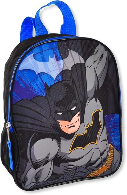 Batman Toddler Backpack Book Bag Mini 10" With ID TAG: Amazon.com.au ...