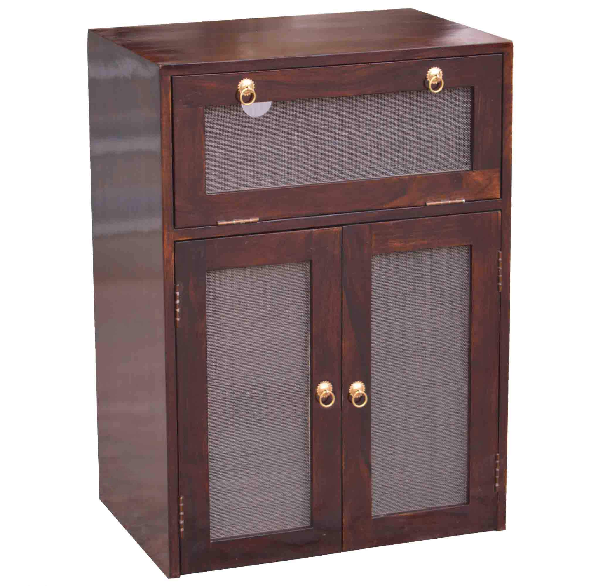 Buy RAJ HANDICRAFT Solid Wood Inverter Battery Cabinet | Single Battery ...