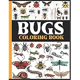 Amazon.com: 50 bugs Bold and easy coloring book for kids: Perfect for ...