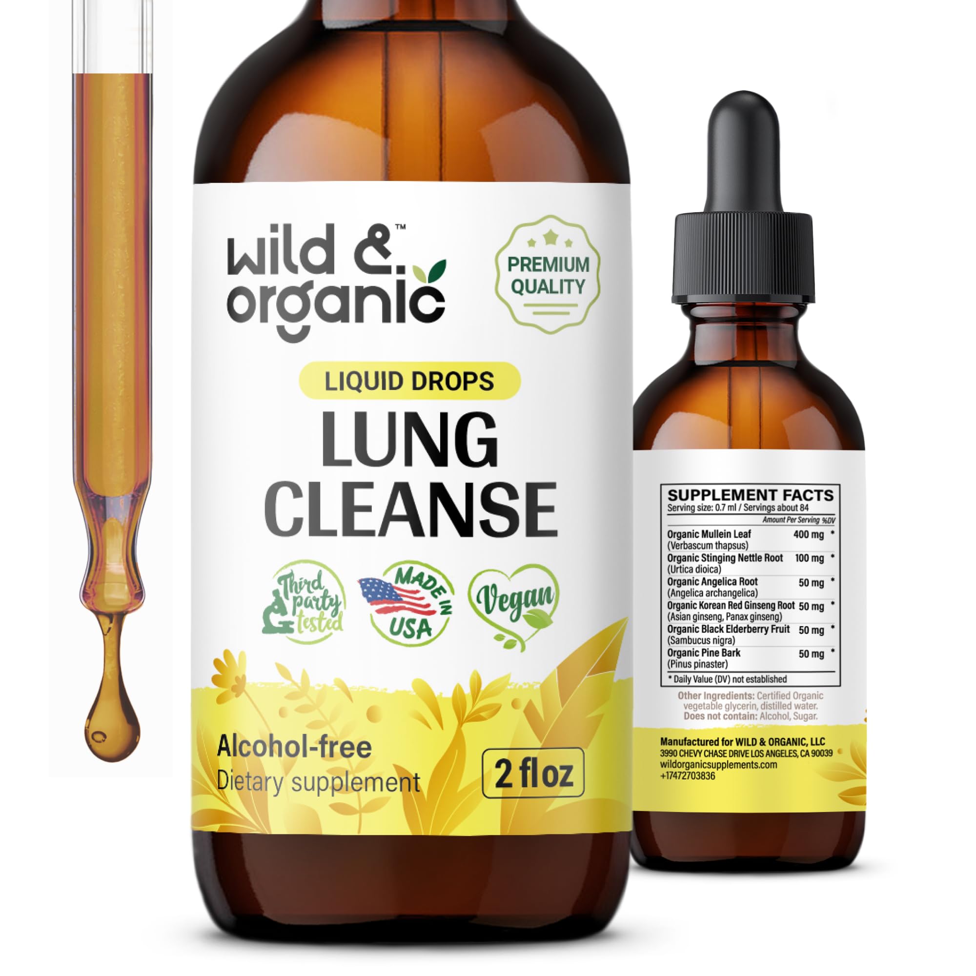 Mua Lung Cleanse and Detox - Mullein Drops for Lungs - Lung Health ...