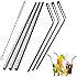 Amazon.com: 4 Bend Stainless Steel Straws Extra LONG fits 30 oz & 20 oz ...