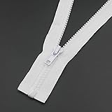 YaHoGa 2PCS #5 24 Inch Separating Jacket Zippers for Sewing Coats ...