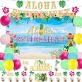 Amazon.com: Tropical Retirement Party Decorations, Hawaiian Flamingo ...