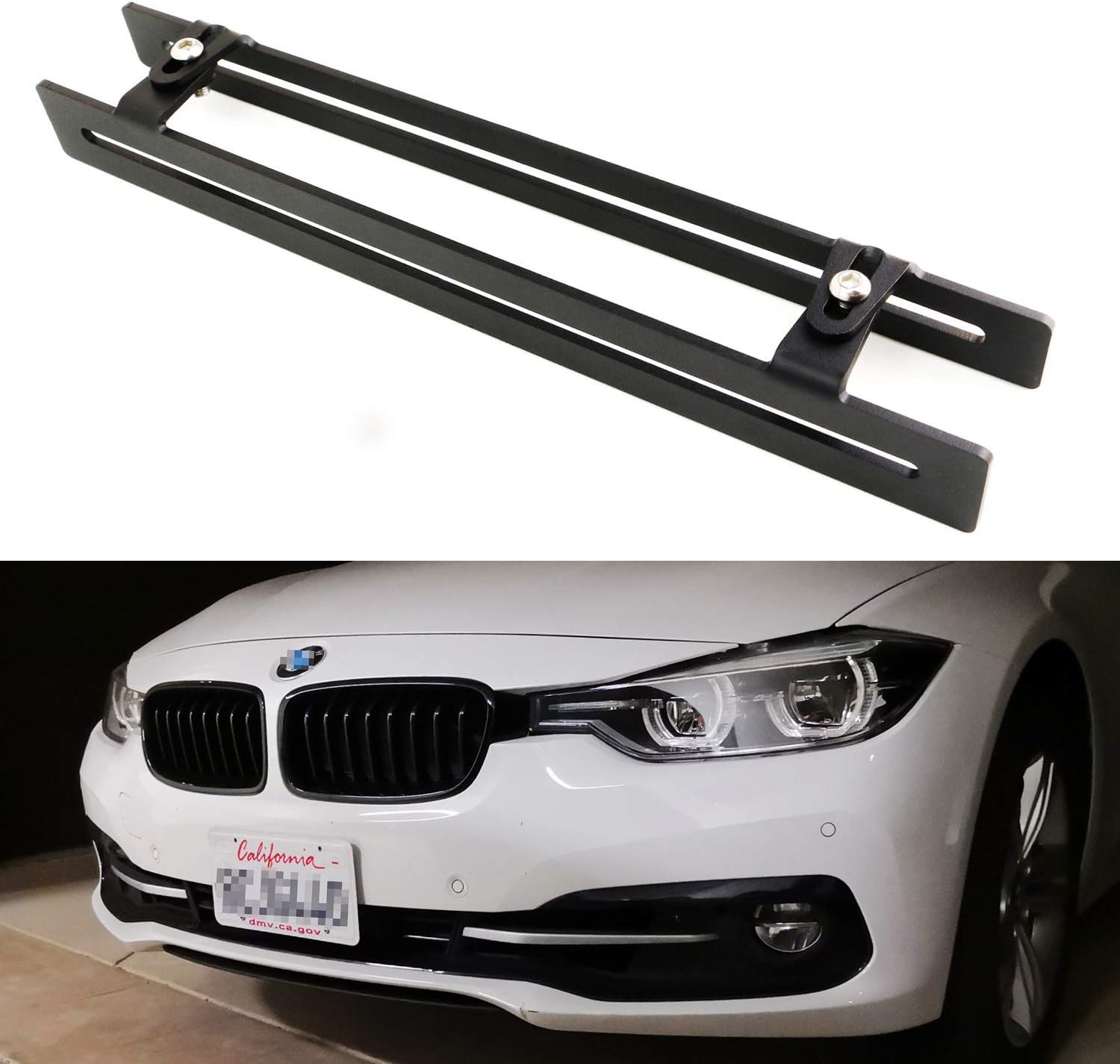 Amazon.com: iJDMTOY Full Metal Lower Grille Mesh Anchor-Lock License ...