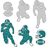 Amazon.com: BENECREAT 2pcs Football Themed Carbon Steel Cutting Dies ...
