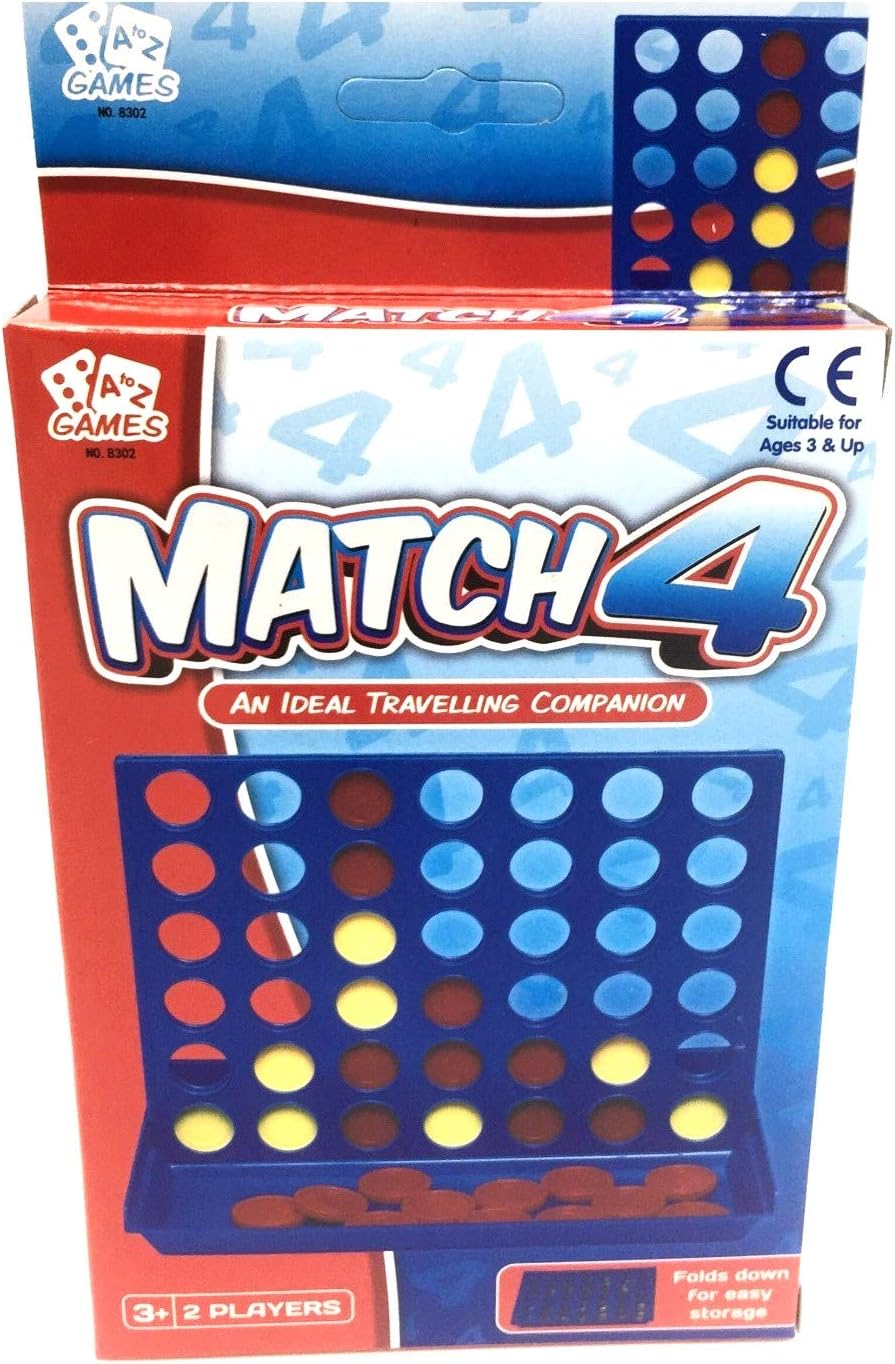 Compatible Mini Size Match 4 Four In A Row Line Connect Board Game Take ...