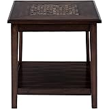 Amazon.com: Jofran: , Cannon Valley, Square End Table, 24"W X 24"D X 25 ...