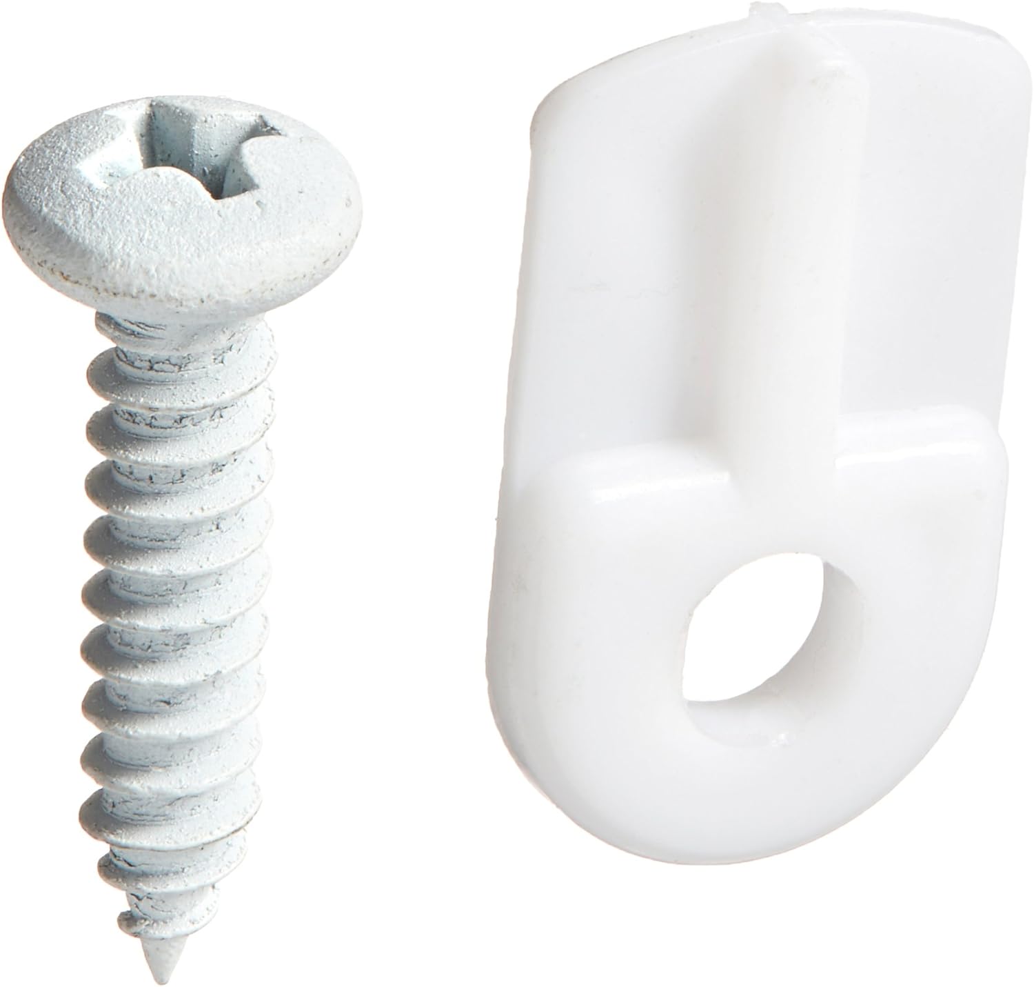 Slide-Co 182931 Screen Clips, Flush, W/Screws, White Nylon,(Pack of 12 ...