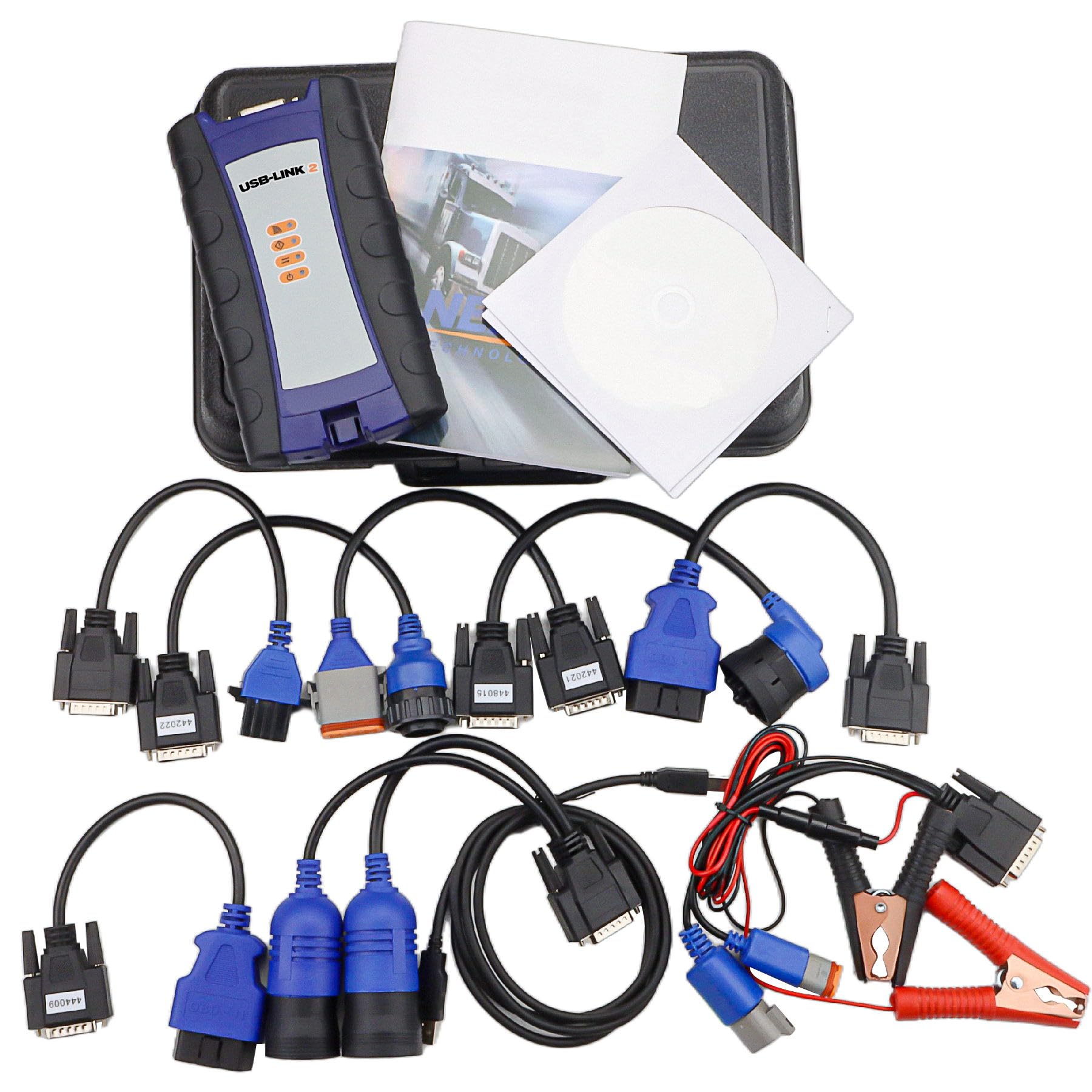 124032 Universal Heavy Duty Diesel Truck Excavator Diagnostic Scanner ...