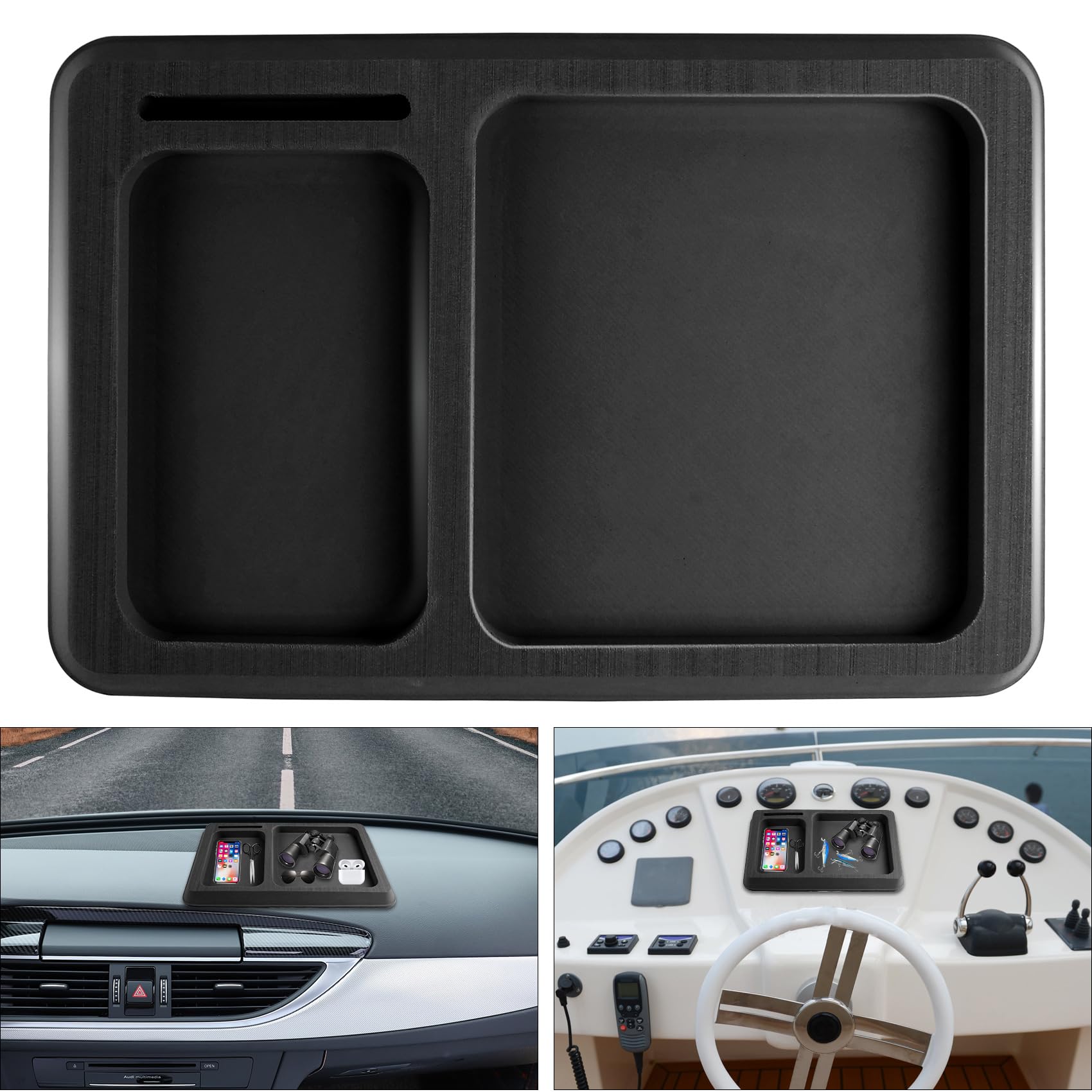 VEITHI Boat Dash Pad, Anti-Slip Boat Dash Organizer Perfect for Fishing ...