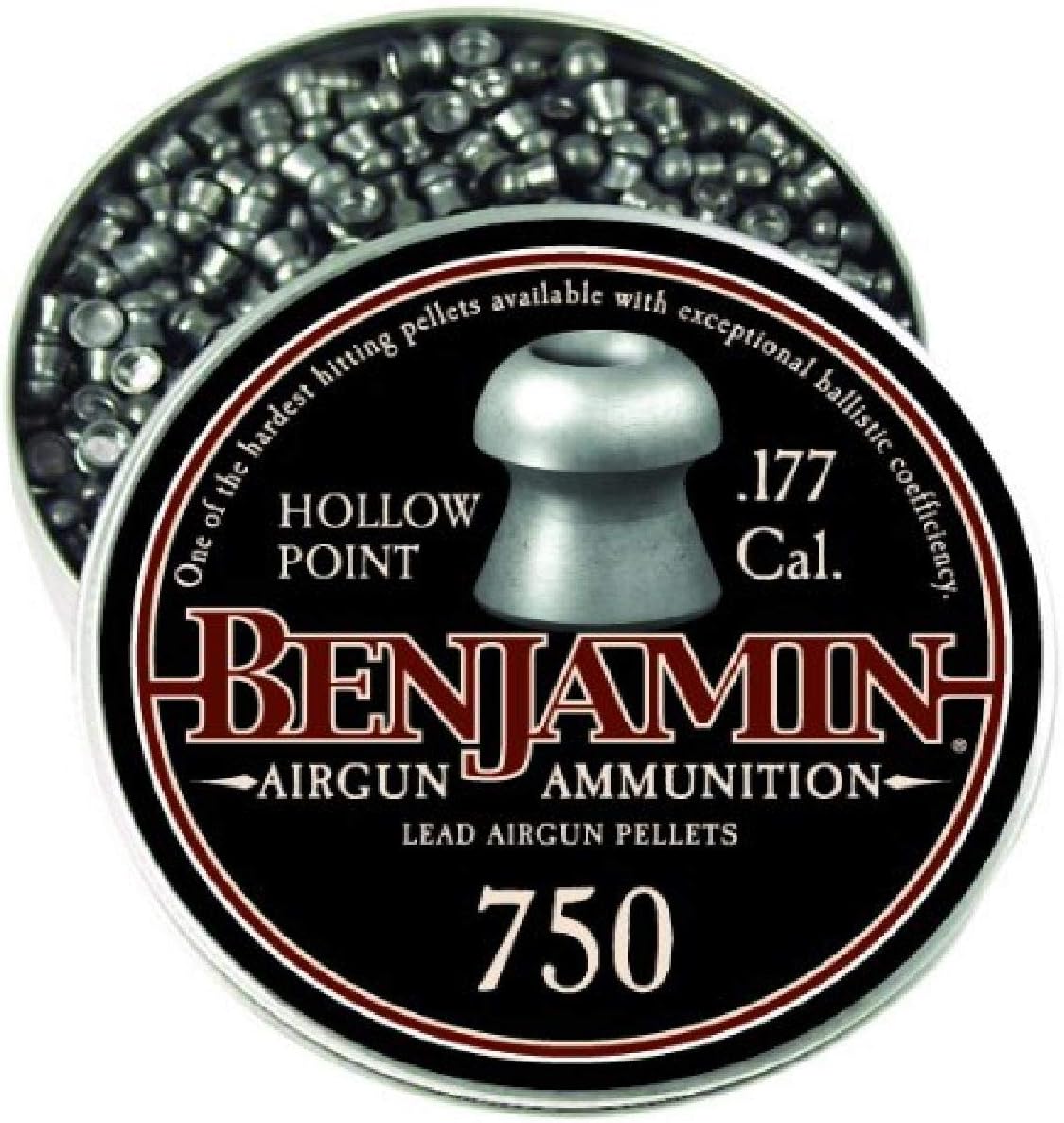 Benjamin 750-Count 0.177-Caliber Hollow Point Pellets, Pellets - Amazon ...