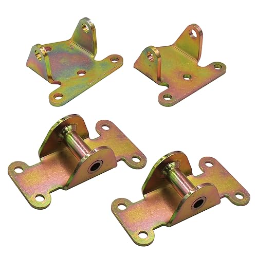 LOSTAR 4 x Solid Motor Engine Mount Combo Compatible with SBC Chevy ...