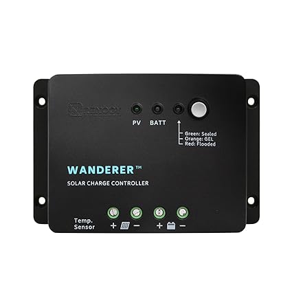 Renogy Wanderer -- 30A Advanced PWM Negative-Ground Solar Charge Controller