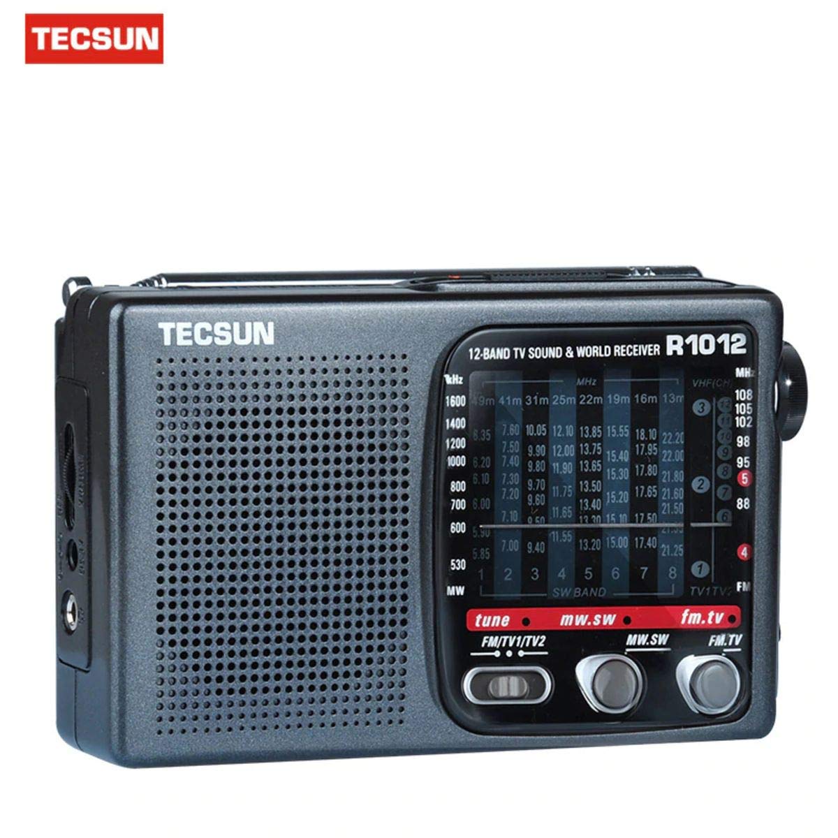 Portable Radio Tecsun R 1012 Fm Mw Sw Tv Radio | Desertcart Gambia