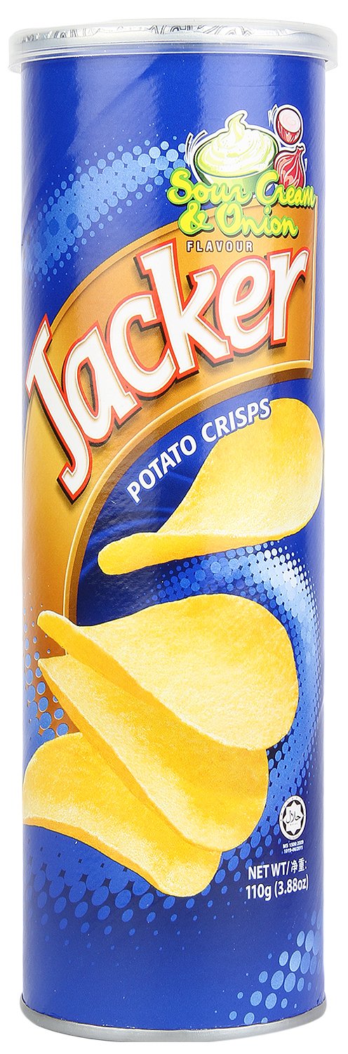Jacker Potato Crisp, Sour Cream and Onion, 110g: Amazon.in: Grocery ...