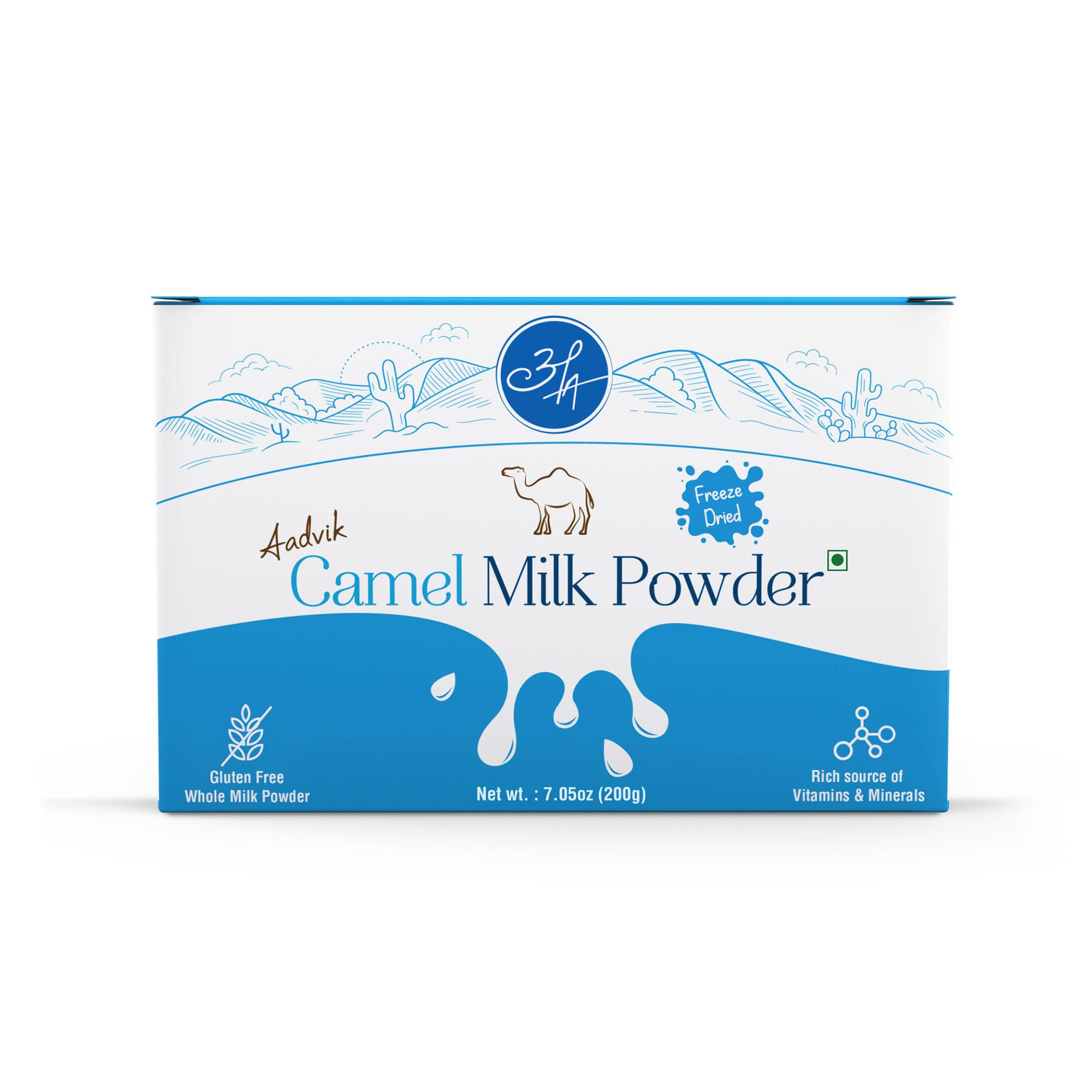 Mua Aadvik Camel Milk Powder | Freeze Dried | Pure & Natural | 20g x 10 Packets | 200g trên ...